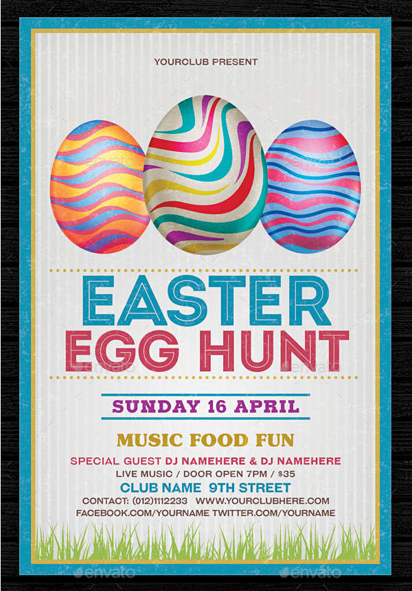 35 Easter Flyer Templates Free Premium Download