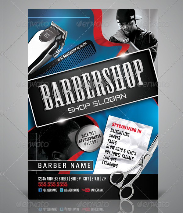 27 Barbershop Flyer Templates Free Premium Download
