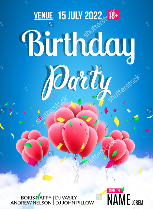 27 Birthday Poster Templates Free Premium Download