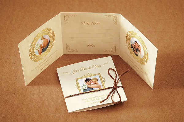 17 Tri Fold Wedding Invitation Templates Free Premium Download