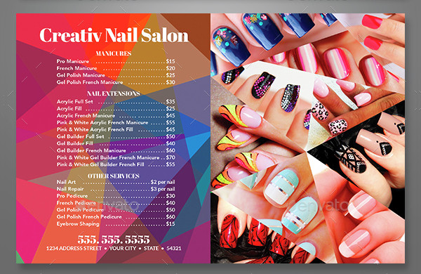 13 Nail Salon Flyer Templates Free Premium Download