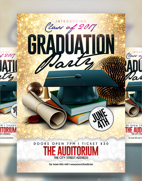 25 Graduation Party Flyer Templates Free Premium Download