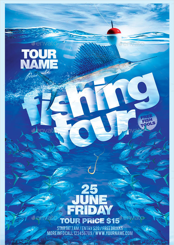20 Fishing Flyer Templates Free Premium Download