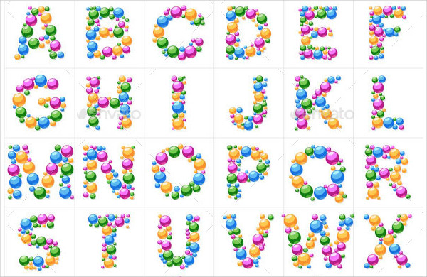 Alphabet Bubble Letter Printable - 21+ Free & Premium Download