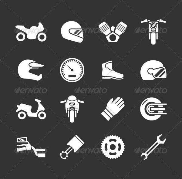 33+ Motorcycle Icons - Free PSD, AI, EPS, Vector Format Download
