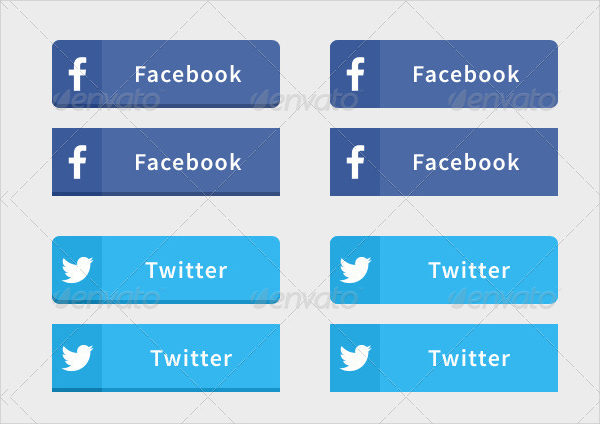 249+ Custom Facebook Buttons - Free & Premium Download