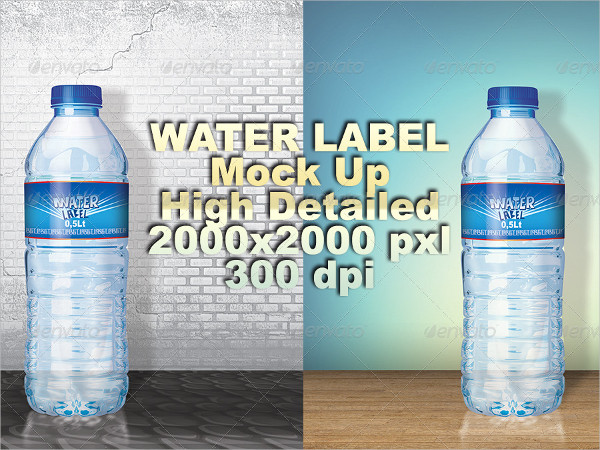 23 Water Bottle Label Templates Free Premium Download