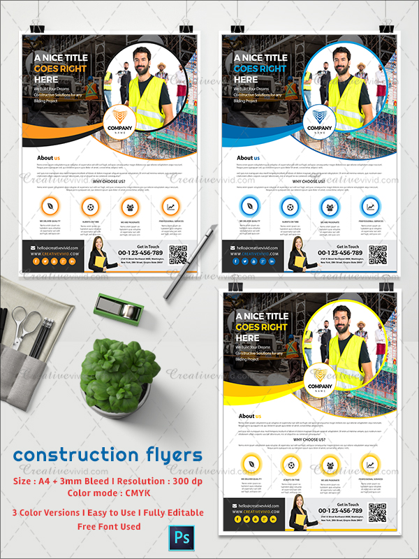 Construction Flyer Template - 31+ Free & Premium Download