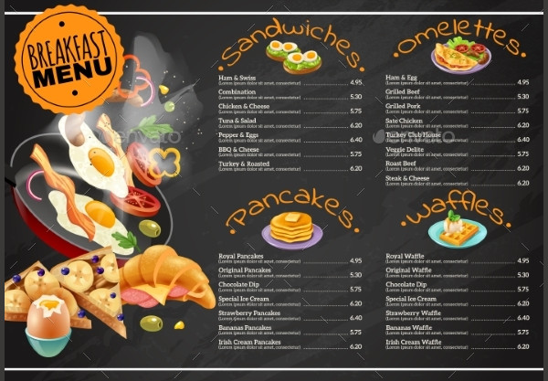 Breakfast Menu Template - 19+ Free & Premium Download