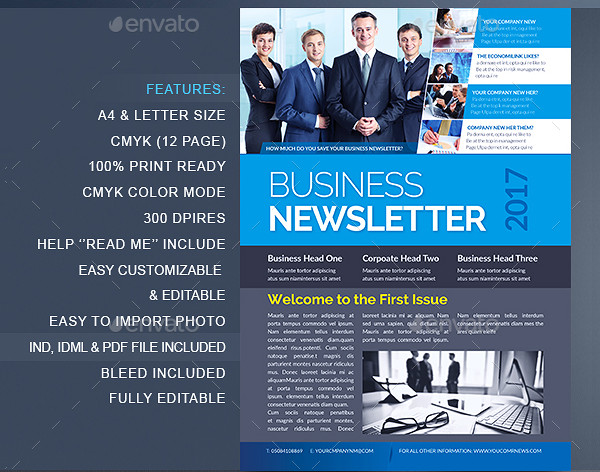 27+ Business Newsletter Templates - Free & Premium Download