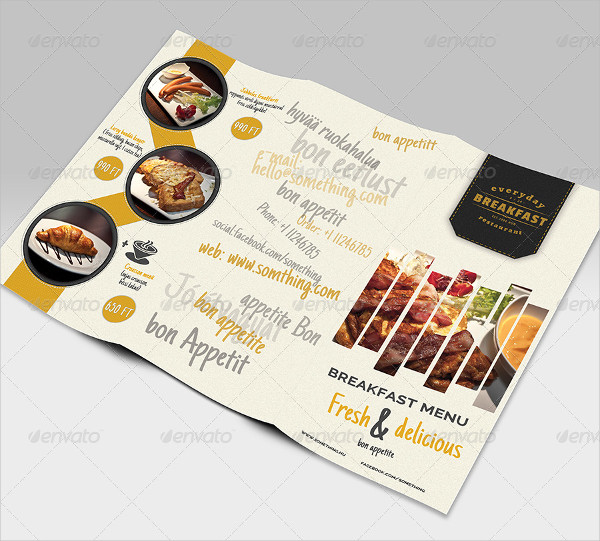 Breakfast Menu Templates