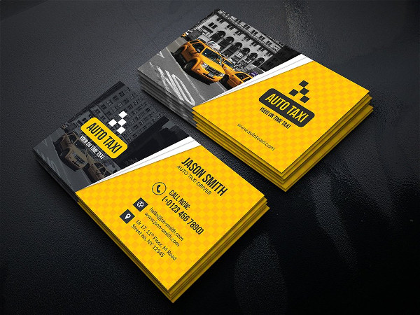 21+ Taxi Business Card Templates - Free & Premium Download