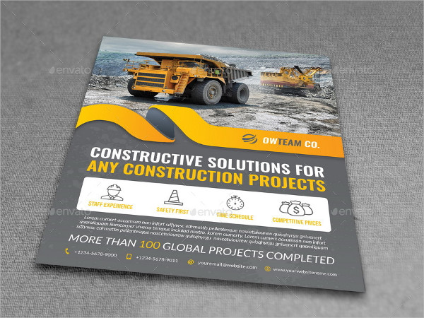 Construction Flyer Template - 31+ Free & Premium Download
