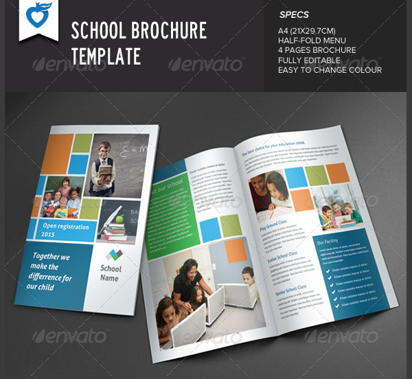 School Brochure Template - 25+ Free & Premium Download