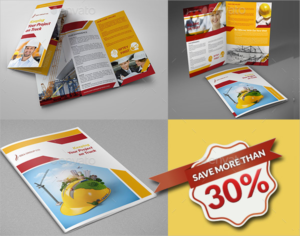 Construction Company Brochure Design - 23+ Free & Premium Download