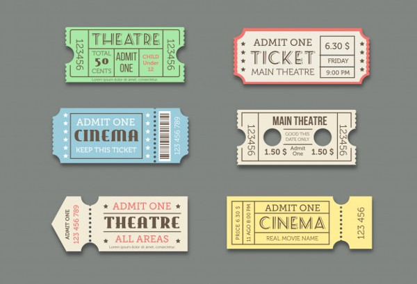 Ticket Templates - 27+ Free & Premium Download