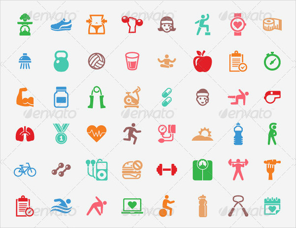 Fitness Icons - 513+ Free PSD, AI, EPS, Vector Format Download