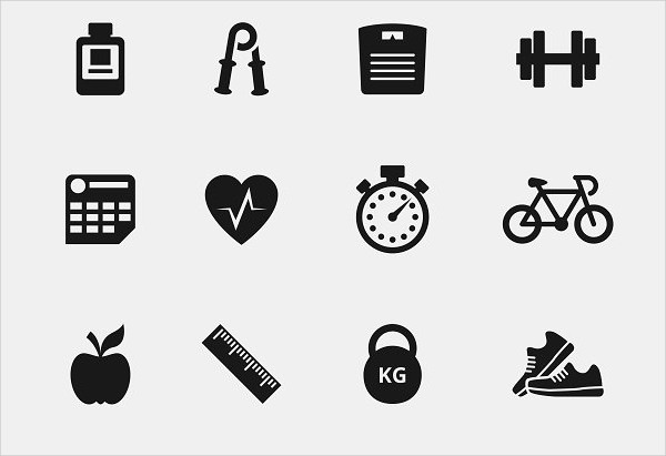 513+ Fitness Icons - Free PSD, AI, EPS, Vector Format Download