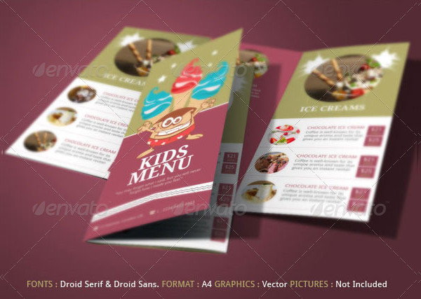 Kids Menu Template - 27+ Free & Premium Download
