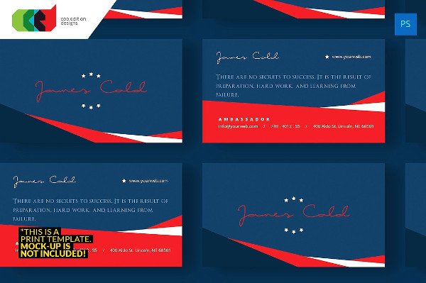 Political Business Card Designs - 13+ Free & Premium Download