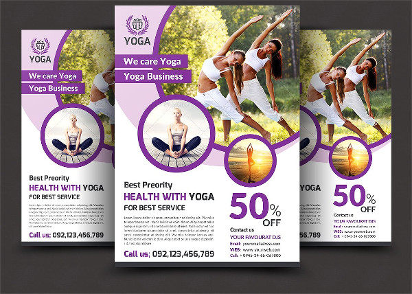 Yoga Flyer Template - 29+ Free & Premium Download