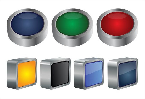 27+ 3D Buttons - Free PSD, AI, EPS, Vector, PNG Format Download