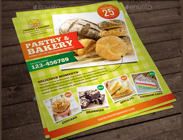 Bakery Flyer Design - 25+ Free & Premium Download