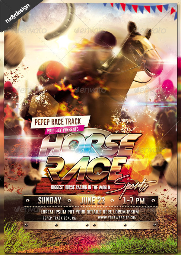 Horse Racing Flyer Template - 21+ PSD, AI, EPS Format Download