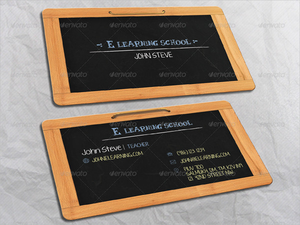School Business Card Template - 31+ Free & Premium Download
