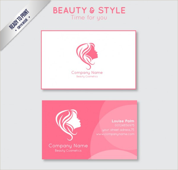 Spa Salon Business Card Template - 23+ Free & Premium Download