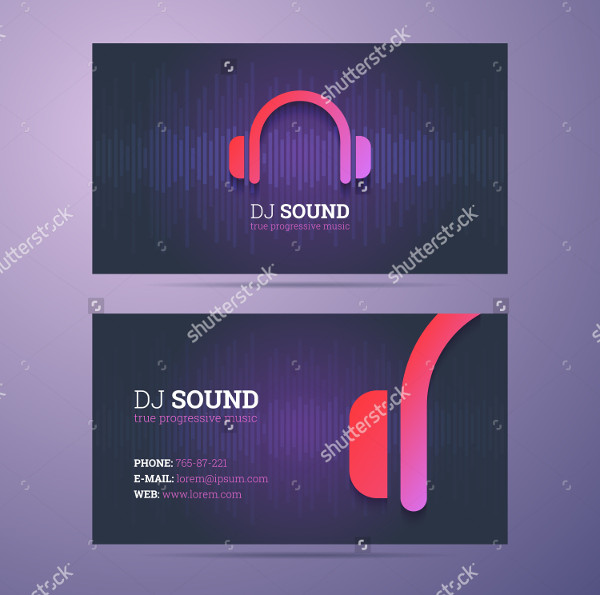 DJ Business Card Template - 25+ Free & Premium Download