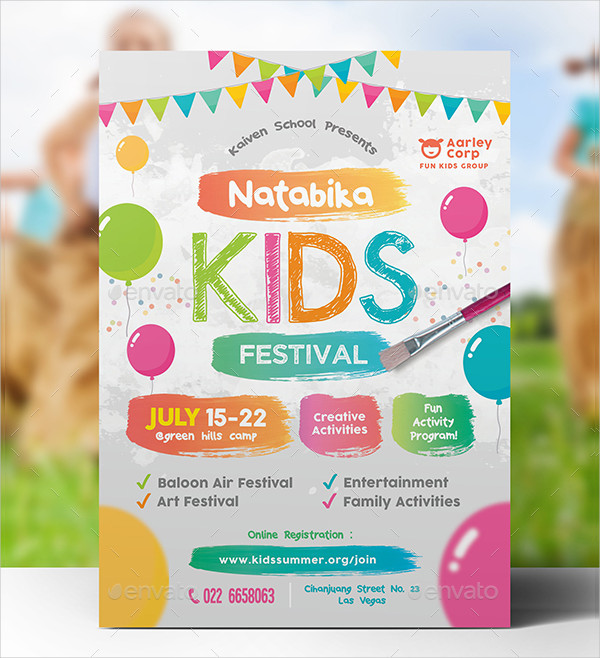 21+ Kids Festival Flyer Templates - Free & Premium Download