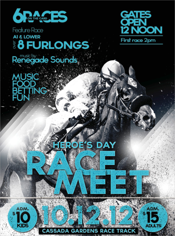 21+ Horse Racing Flyer Templates - PSD, AI, EPS Format Download