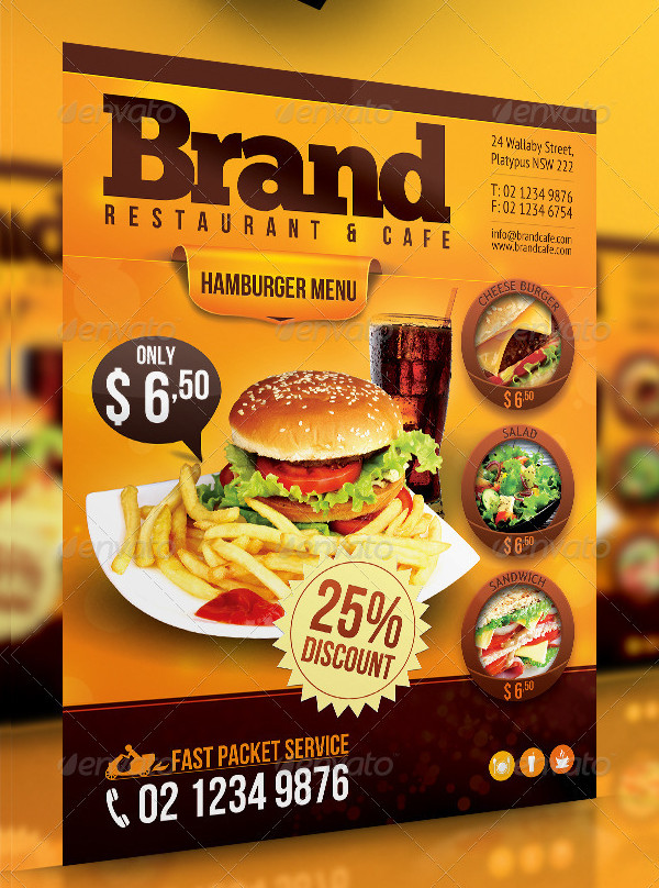 Menu Flyer Template - 29+ Free & Premium Download