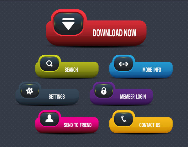 3D Buttons - 27+ Free PSD, AI, EPS, Vector, PNG Format Download