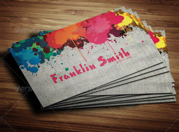 29 Artist Business Card Templates Free Premium Download