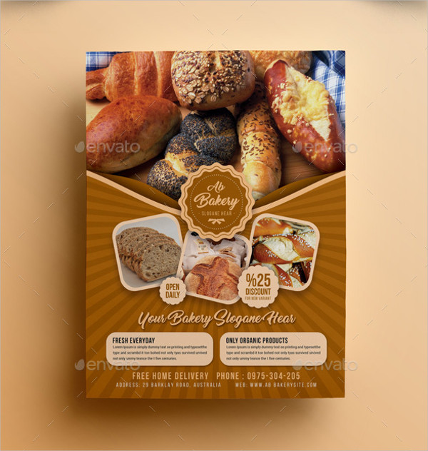Bakery Flyer Design - 25+ Free & Premium Download