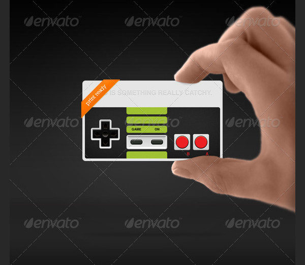 Gaming Business Card Design - 23+ Free & Premium Download