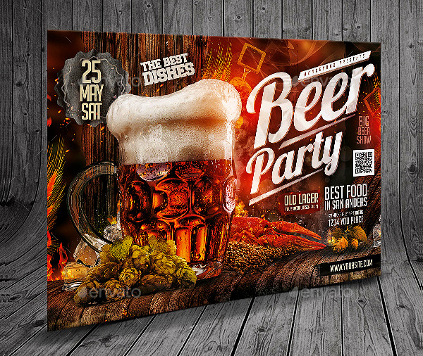 Beer Party Flyer Template - 21+ Free & Premium Download