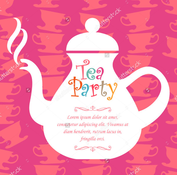 Tea Party Invitation Templates - 27+ Free & Premium Download