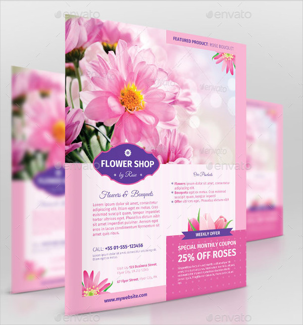 Flower Shop Flyer Template - 21+ Free & Premium Download