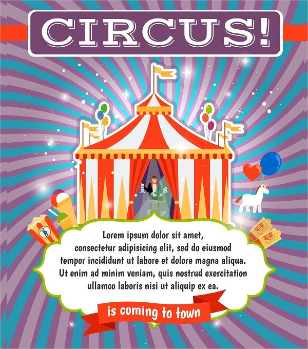 Circus Poster Templates - 23+ Free & Premium Download