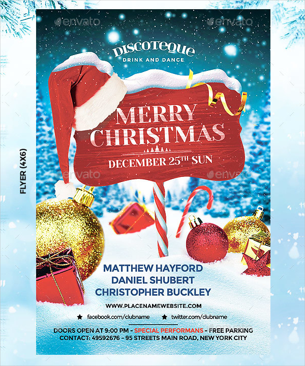 Free Christmas Flyer Templates