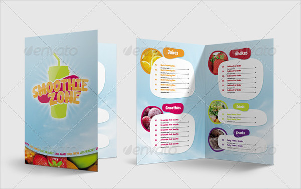 Juice Menu Templates - 13+ Free & Premium Download