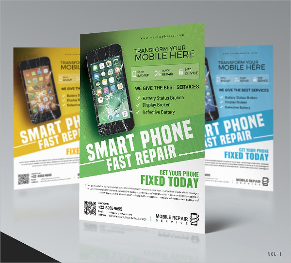 23+ Smartphone Repair Flyer Templates - Free & Premium Download