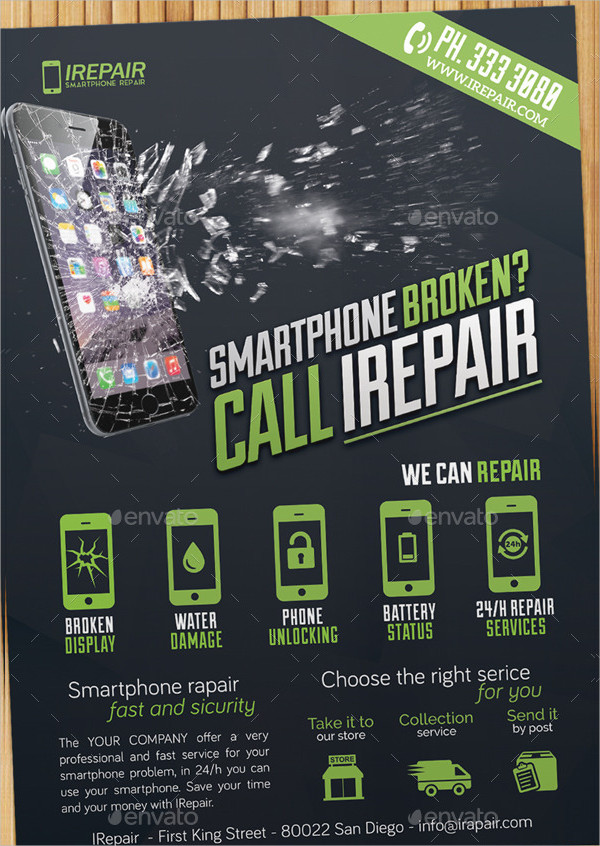 23+ Smartphone Repair Flyer Templates - Free & Premium Download