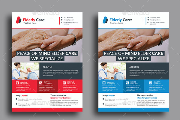 Elderly Care Flyer Template - 27+ PSD, AI, EPS Format Download