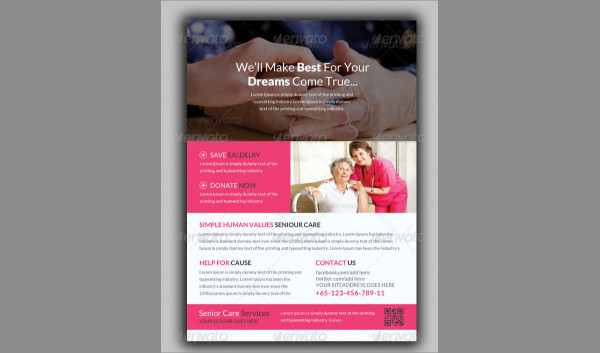 Elderly Care Flyer Template - 27+ PSD, AI, EPS Format Download