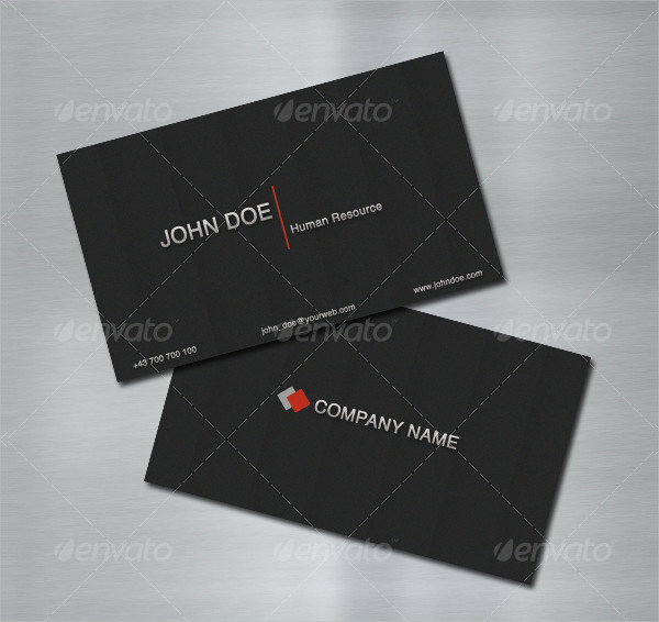 Black Business Card Template - 29+ Free & Premium Download
