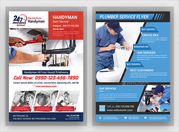 Plumber Flyer Templates - 27+ Free & Premium Download